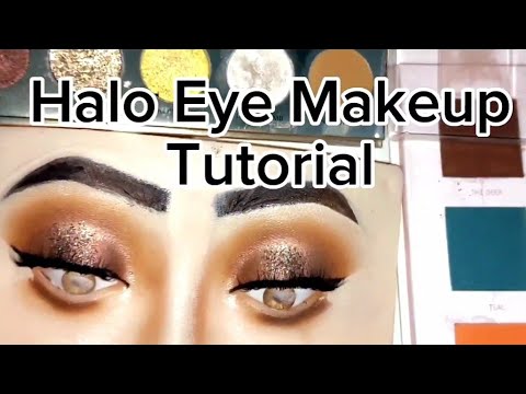 Step-by-Step Guide Halo Eyeshadow || Makeup tutorial For Beginners ...
