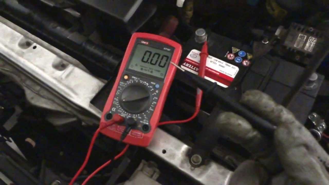 Car Battery Diagnosis and charging with the UNI-T UT107 Multimeter and ...