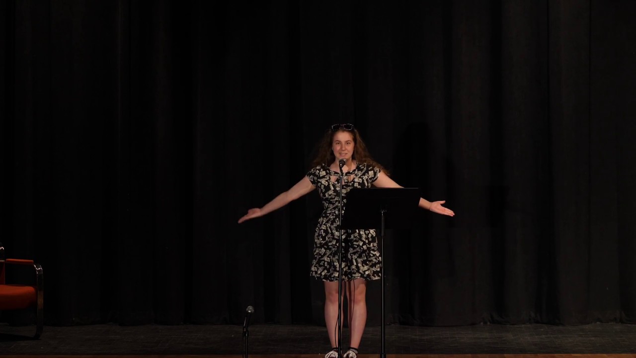 Poetry Slam 2018 Opening and Sacrificial Poet 1 - YouTube