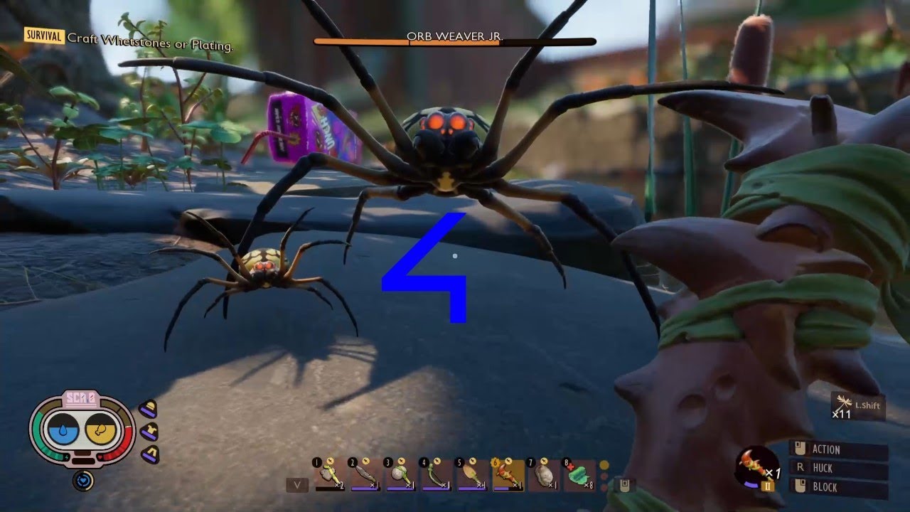 Grounded: 100% Walkthrough Part 4 - Spider Webbing Farm (No Commentary ...