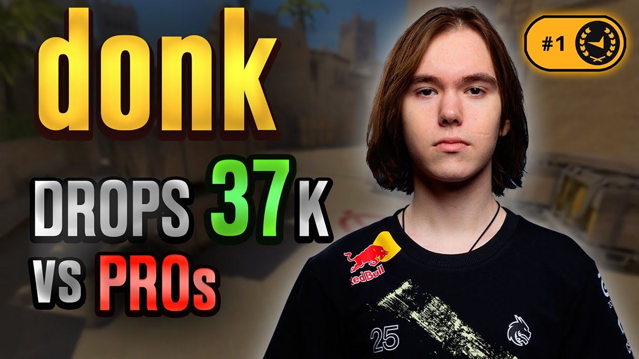 DONK gets 37 vs PROs in Top 100 FACEIT! COMMs ON 💬 (Mirage) - YouTube