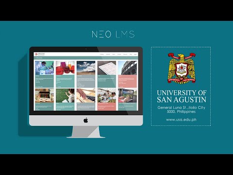 University of San Agustin | NEO LMS Tutorial - YouTube