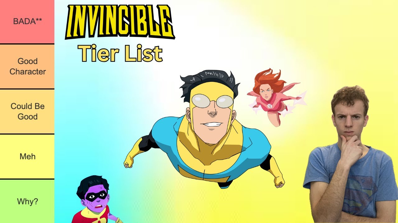 Invincible Character TierList (Seasons 1-3) - YouTube