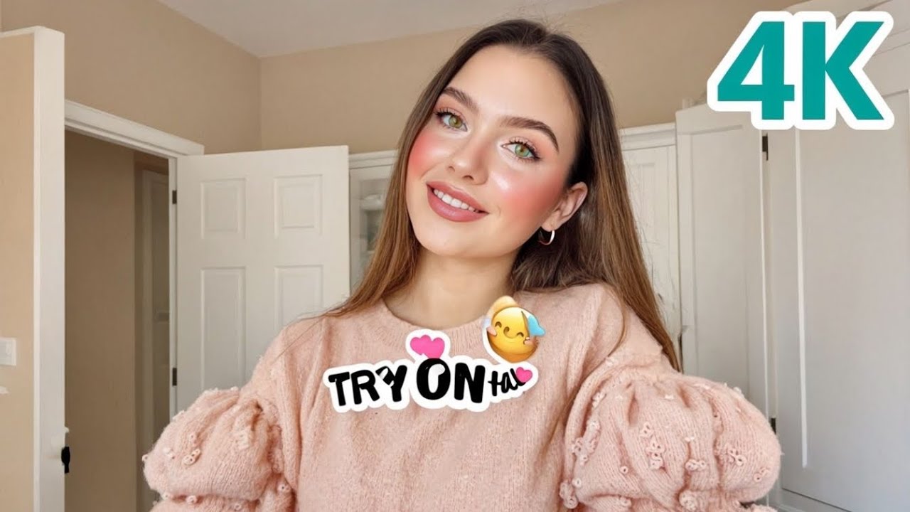 4K try on haul transparent clothes dry vs wet| try haul transparent ...
