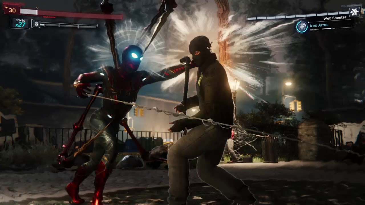 Marvel's Spider-Man beating up thugs - YouTube