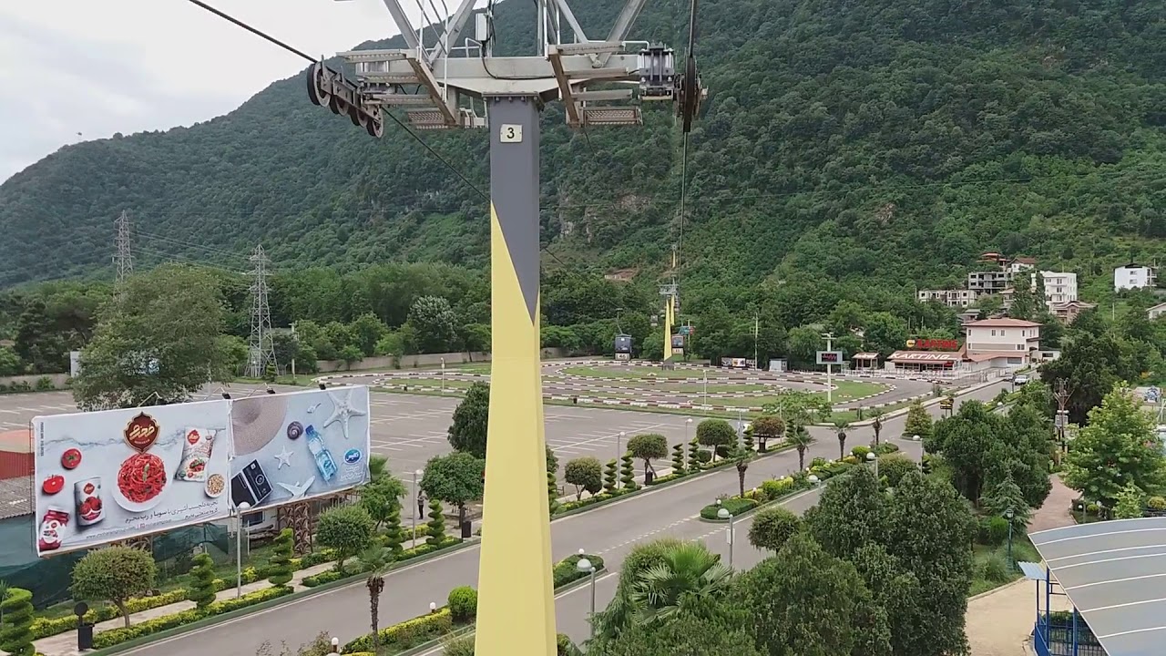 Ramsar cable car, Northern Iran - YouTube