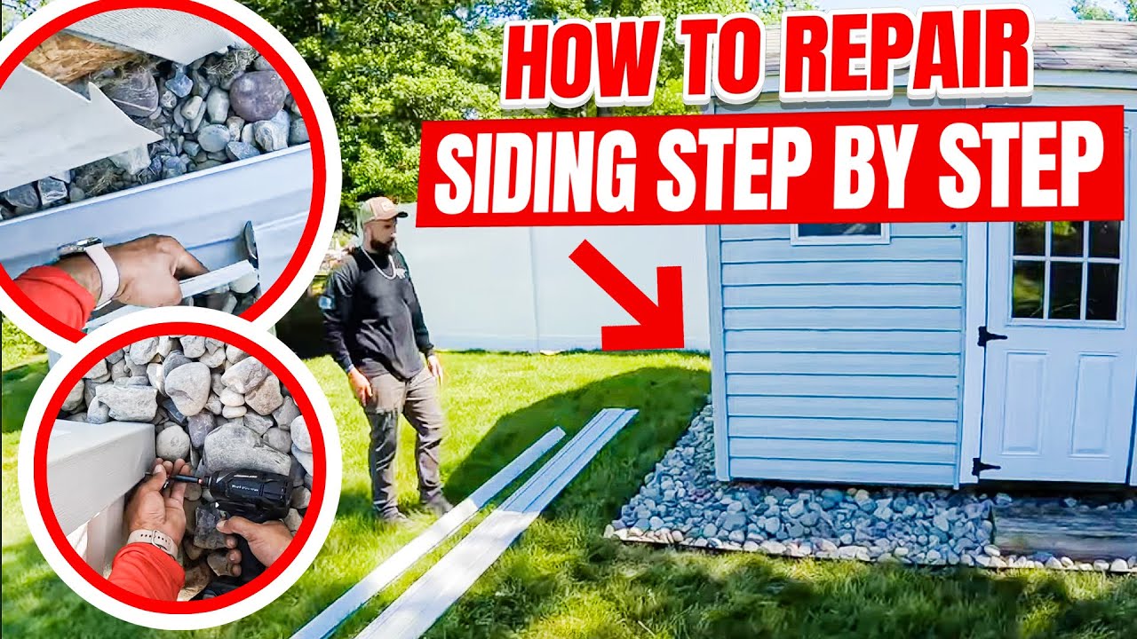 Repairing Outside Corner Siding like a Pro!!! - YouTube