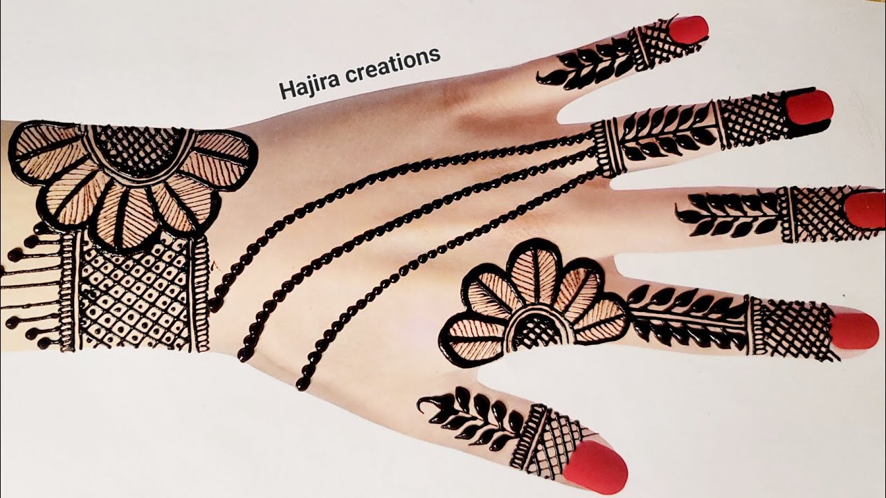New Stylish Mehndi Design | सरल मेहंदी डिजाइन 2025 | Mehndi Ka Design ...