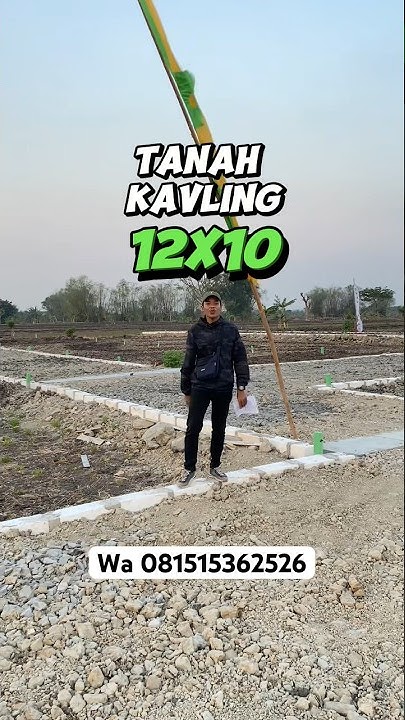 TANAH KAVLING UKURAN 12x10 | MENGANTI KEDAMEAN #tanahkavlingmenganti #tanahkavling #rumah - YouTube
