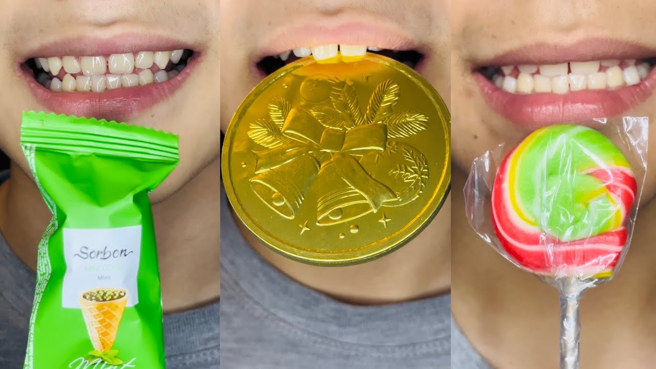 ASMR Chocolate and Candy Chewing for Stress Relief | BAKO ASMR - YouTube