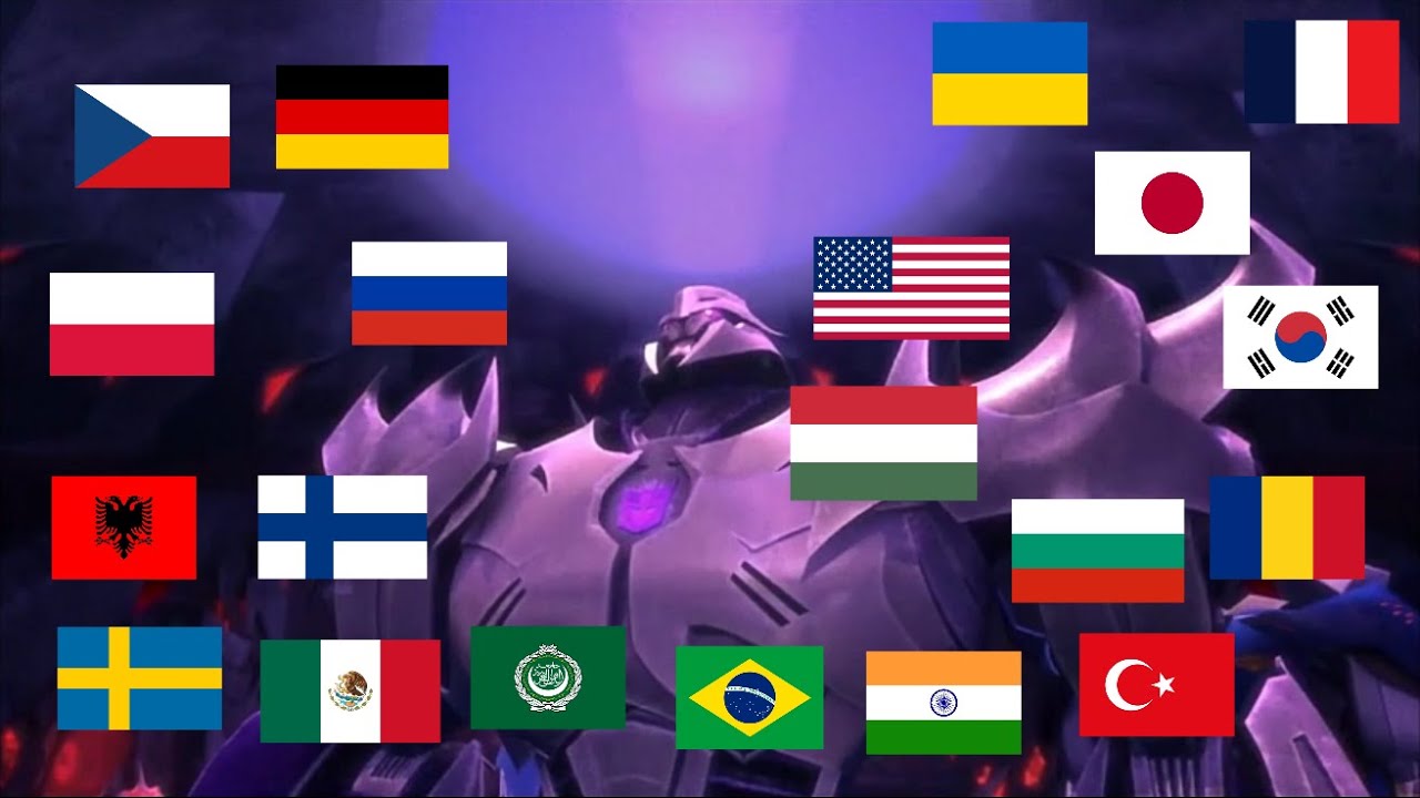 Transformers Prime - "YOU'RE WILL IS NOTHING" in 20 different languages ...