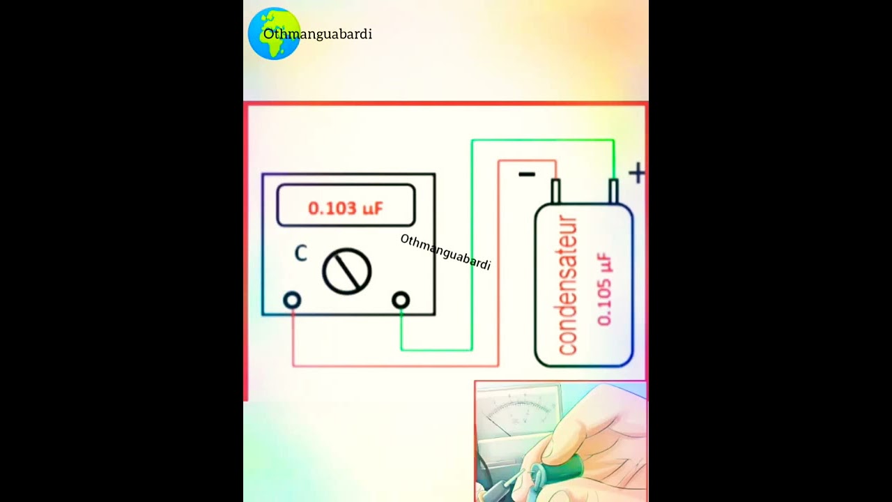 méthode de test un condensateur - YouTube