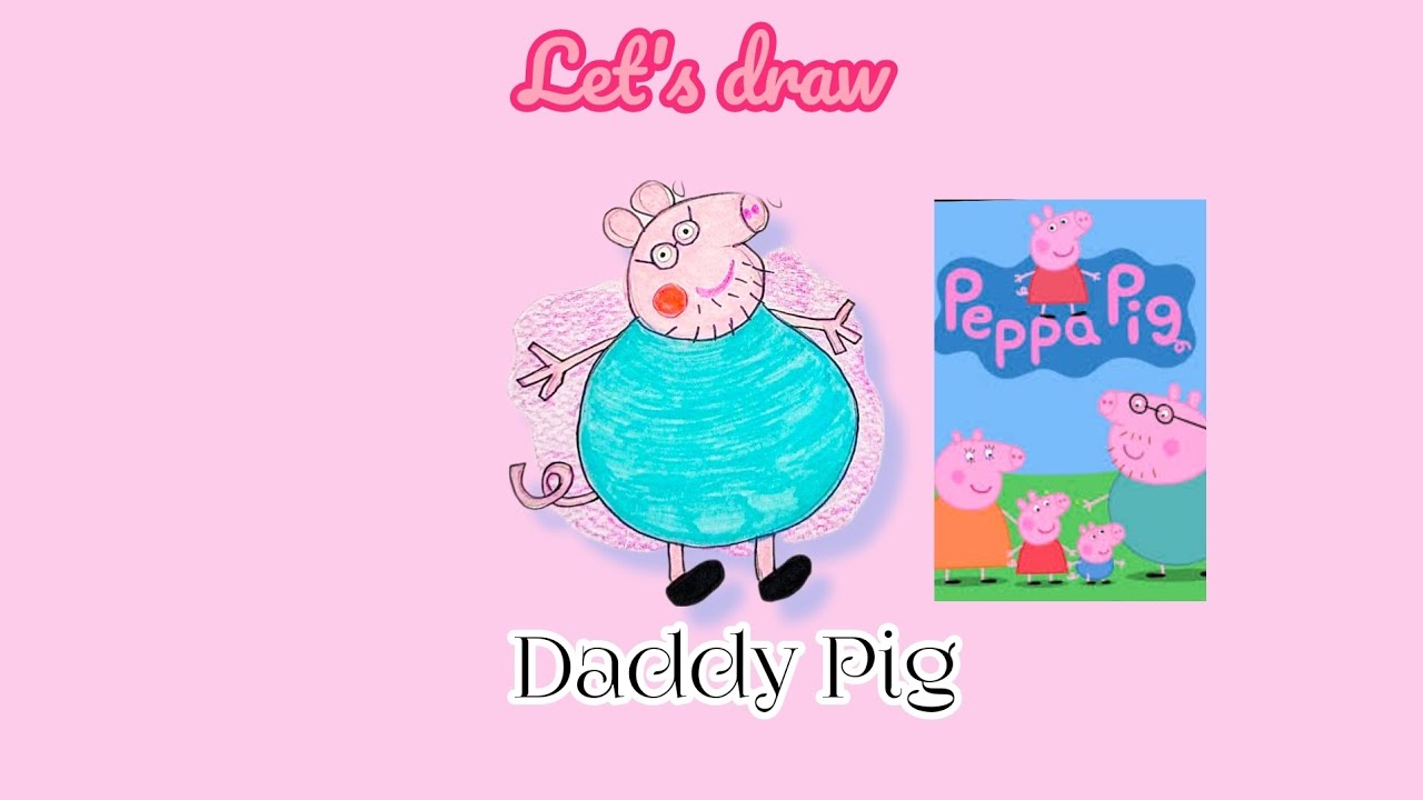 let's draw Daddy Pig@Peppa Pig #drawingtutorial #sketchingshorts - YouTube
