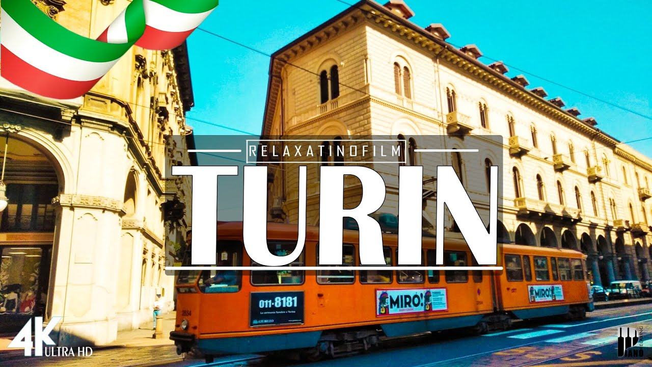 Beautiful Turin 4K • Relaxing Italian Music, Instrumental Romantic ...