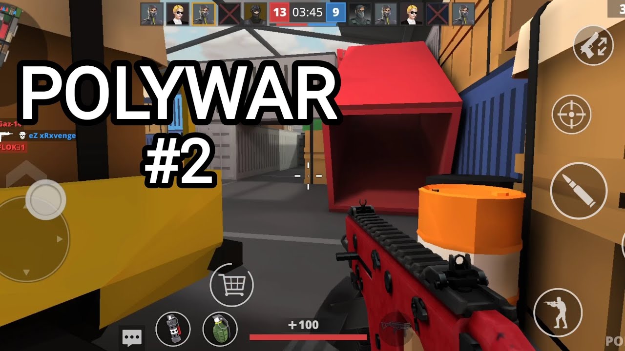 POLYWAR Gameplay #2 [Mode Deathmatch ☠️, Couteau🔪] - YouTube