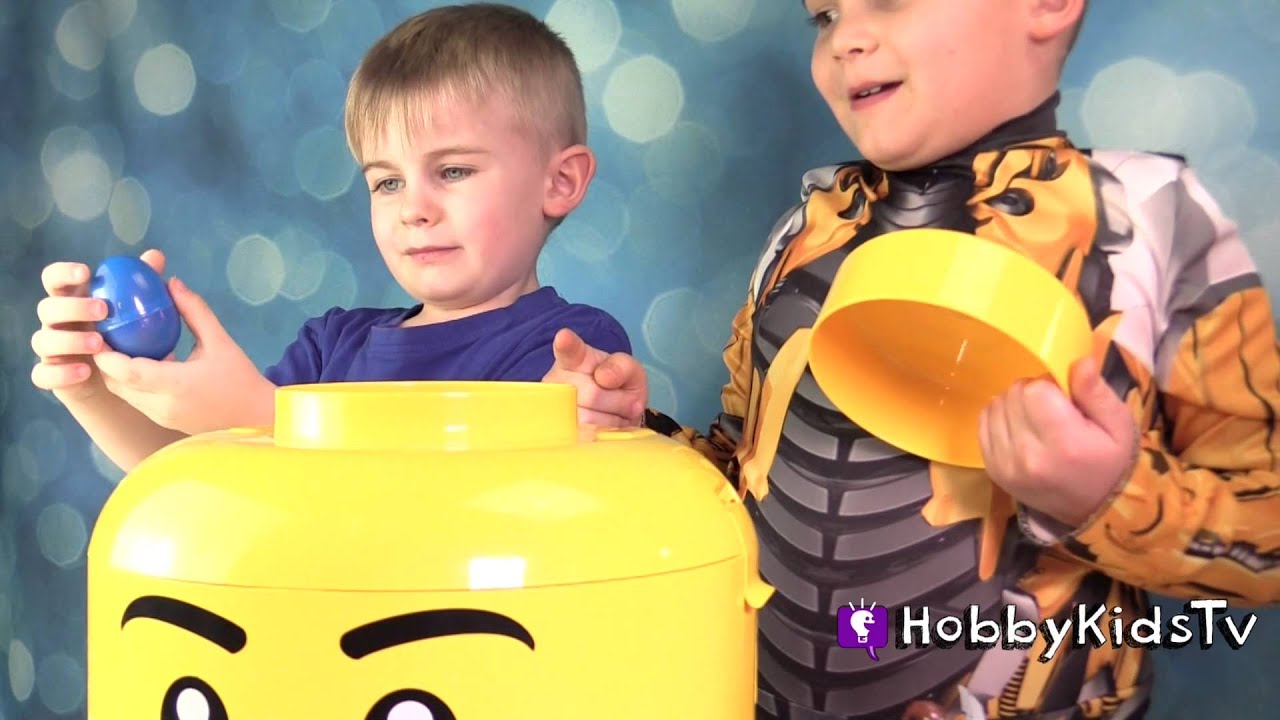 Giant LEGO Head SURPRISE Legos! MiniFig Blind Bags, Blind Boxes ...