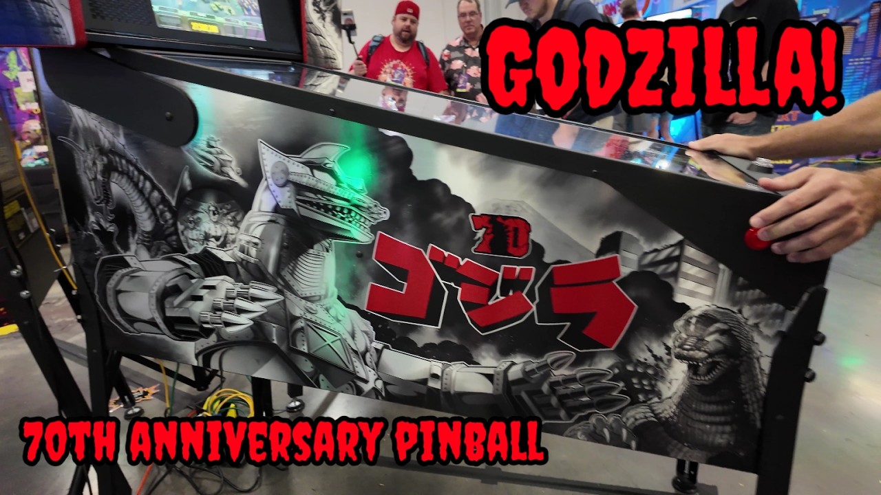 Experiencing the Godzilla 70th Anniversary Pinball Machine Up Close ...