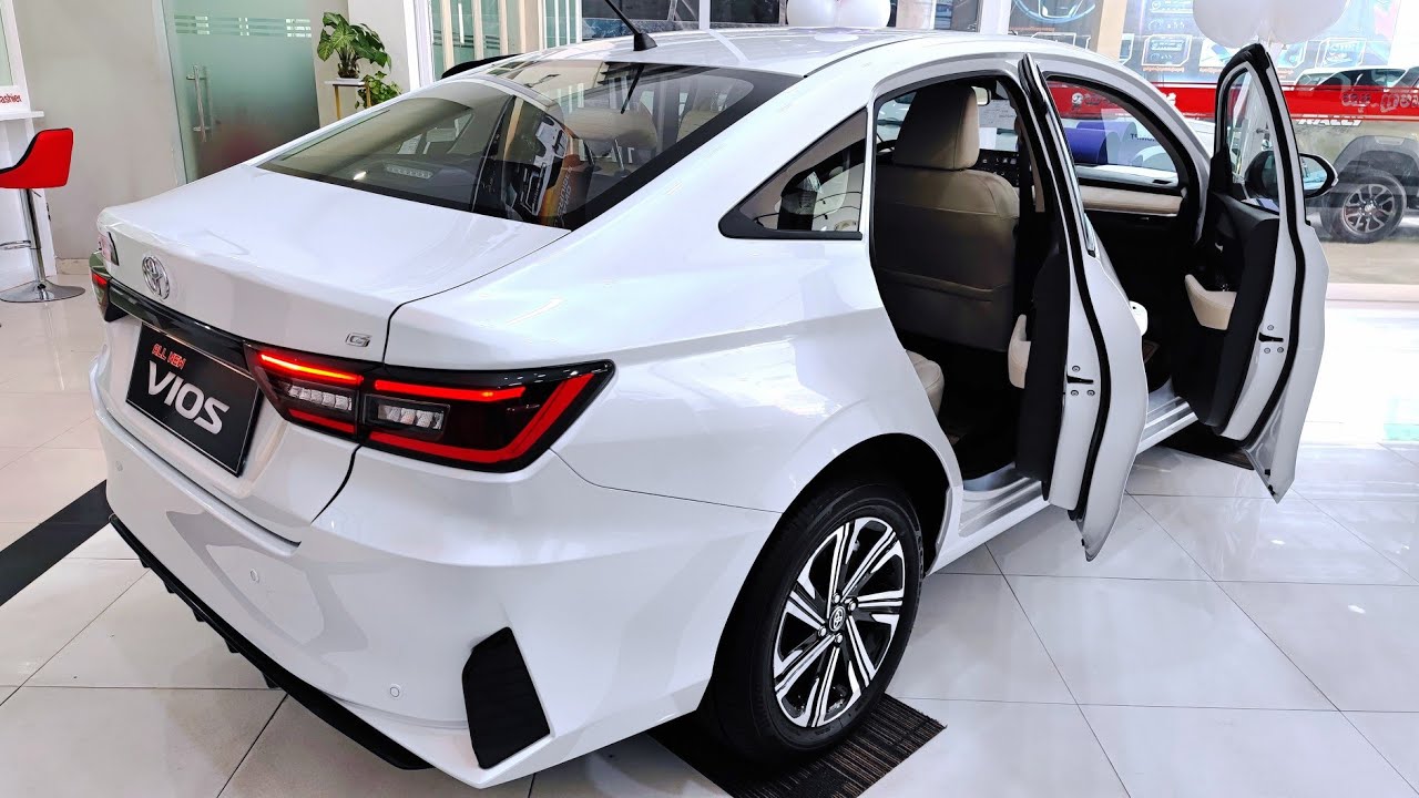 2023 The all new Toyota Vios - 1.3L | White Color - YouTube