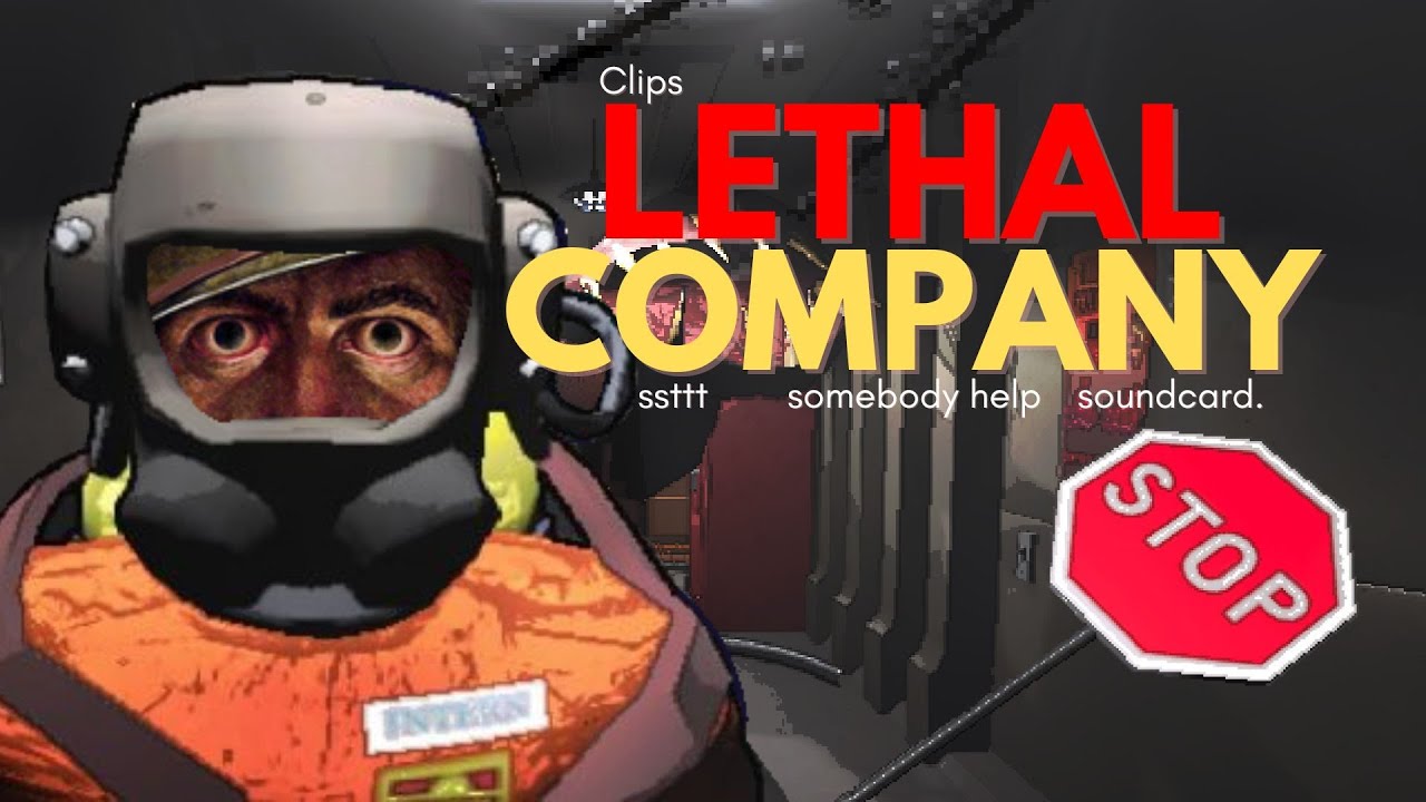Lethal company is insane - Ssttt, Somebody help, Soundcard. - YouTube