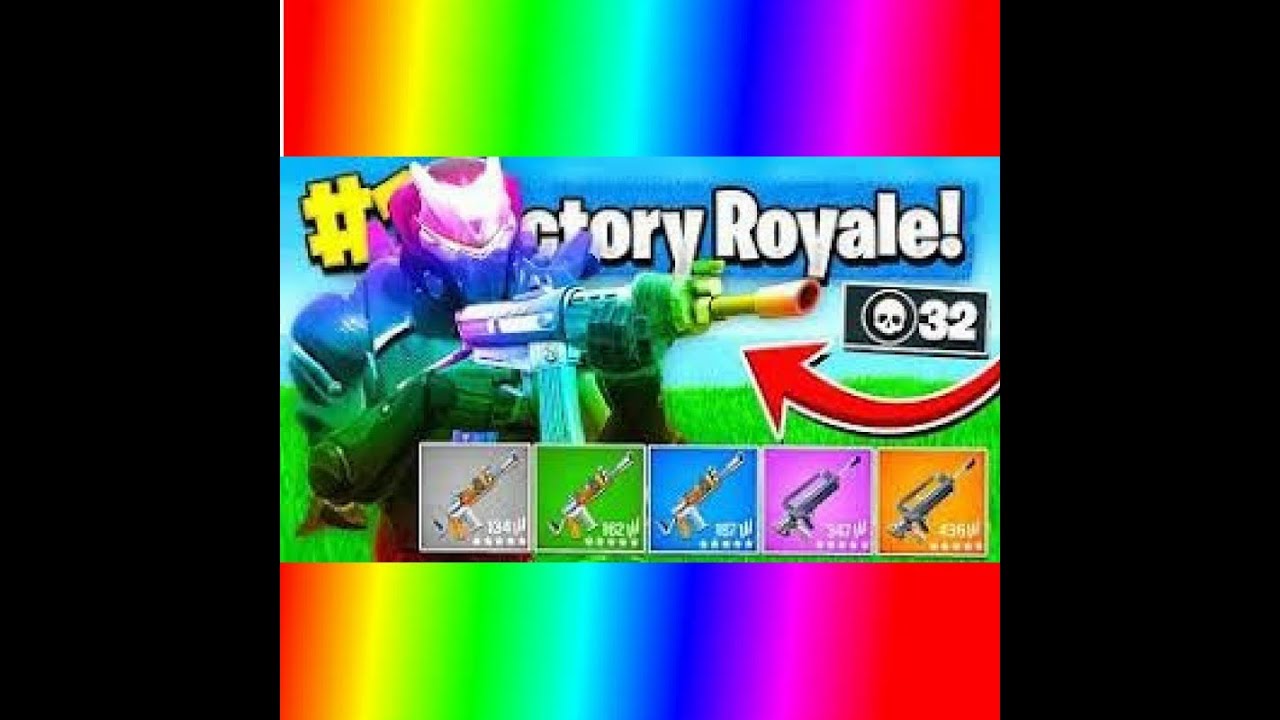 The RAINBOW GUN CHALLENGE on Fortnite Mobile - YouTube