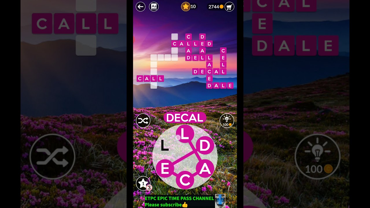 WORDSCAPES LEVEL 10270 - YouTube