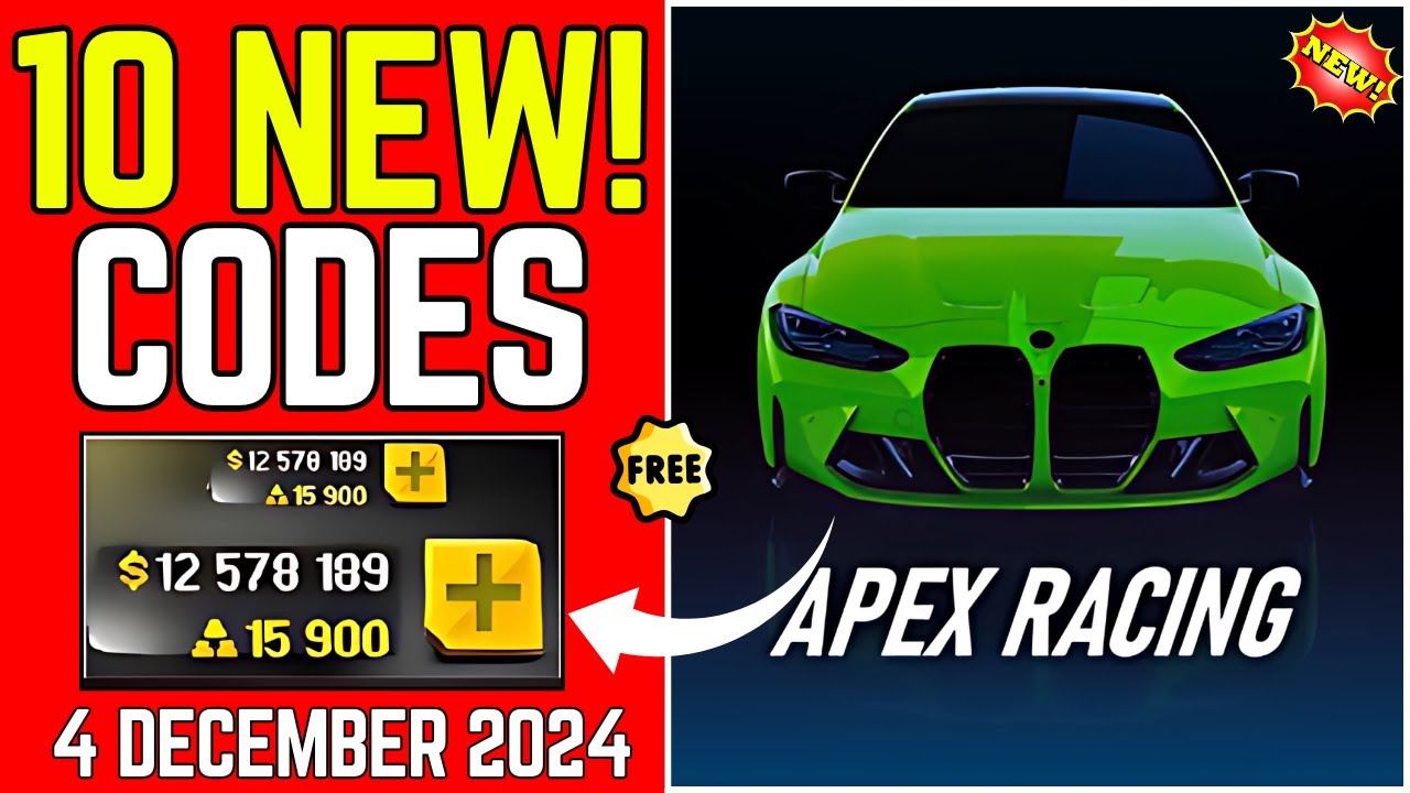APEX RACER NEW GIFT CODE DECEMBER 2024 || HOW TO REDEEM CODE APEX RACER ...