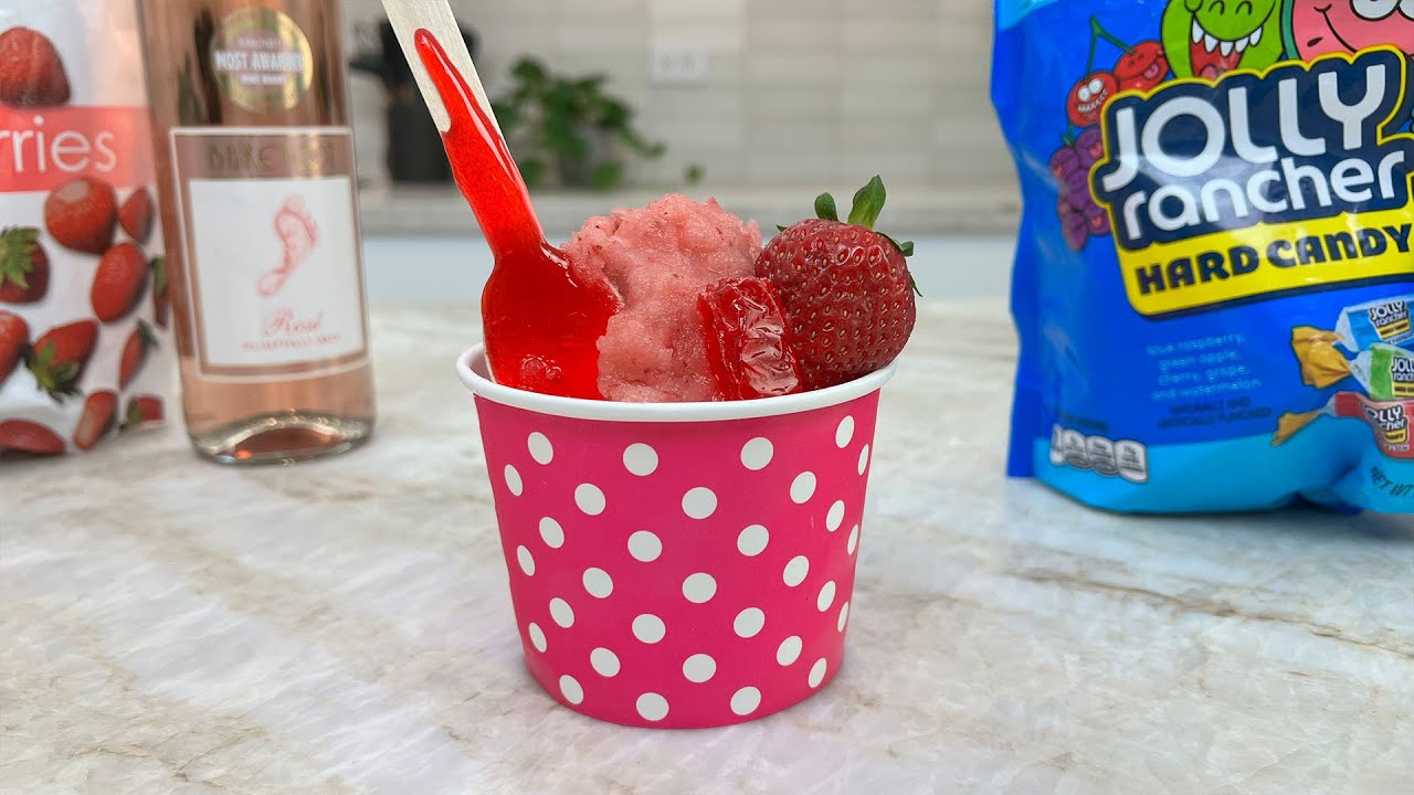 Jolly Rancher Spoon Frosé - YouTube