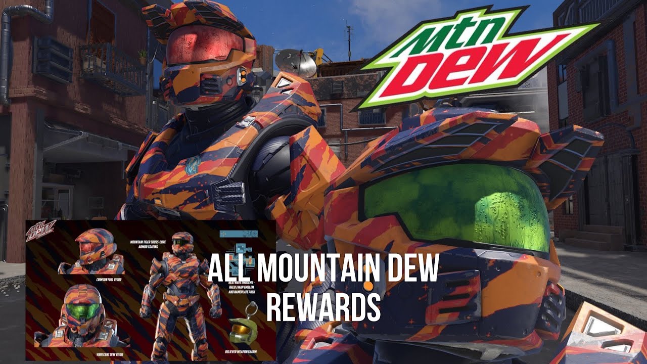 Party like it's 2007 - All Mountain Dew Rewards - Halo infinite Store ...