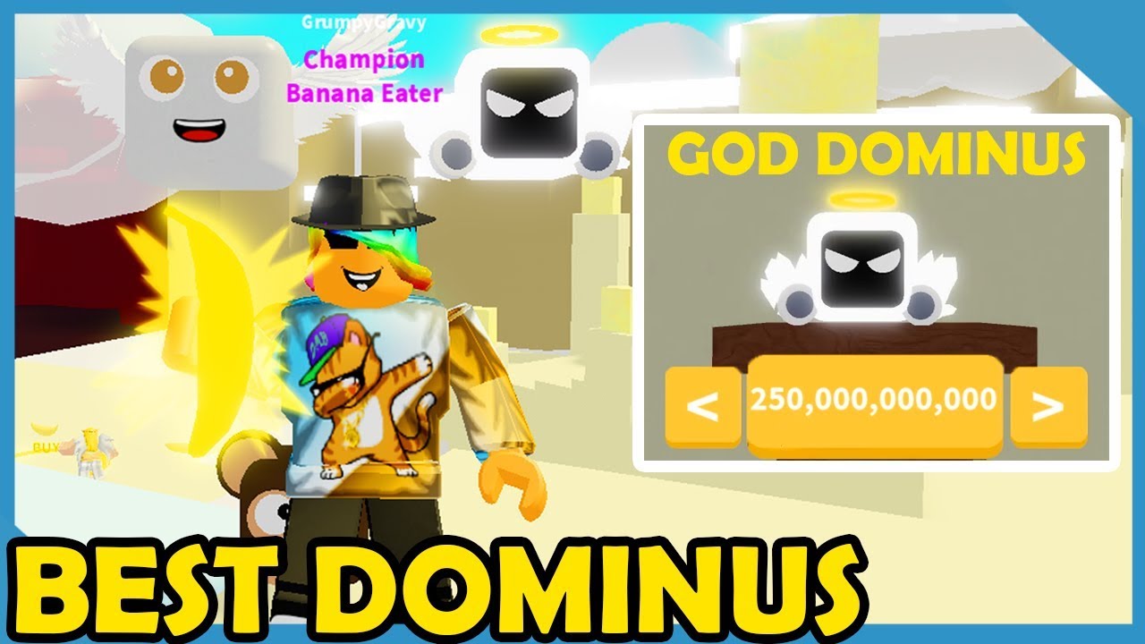 I Got The God Dominus Pet In Roblox Banana Simulator - YouTube