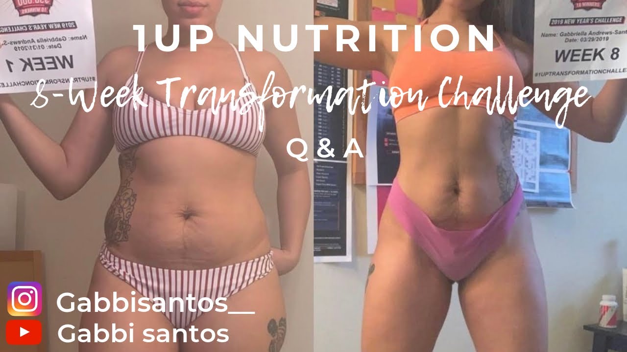 8-WEEK TRANSFORMATION CHALLENGE BY 1UP NUTRITION | Gabbi Santos - YouTube