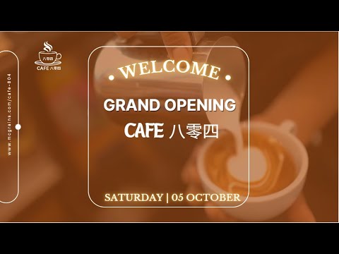 Café 804 is opening soon - YouTube