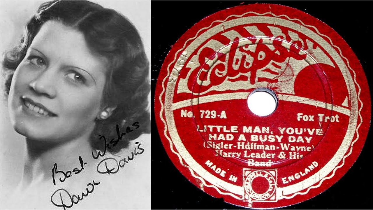 78 RPM – Harry Leader & His Band – Little Man, You’ve Had A Busy Day ...