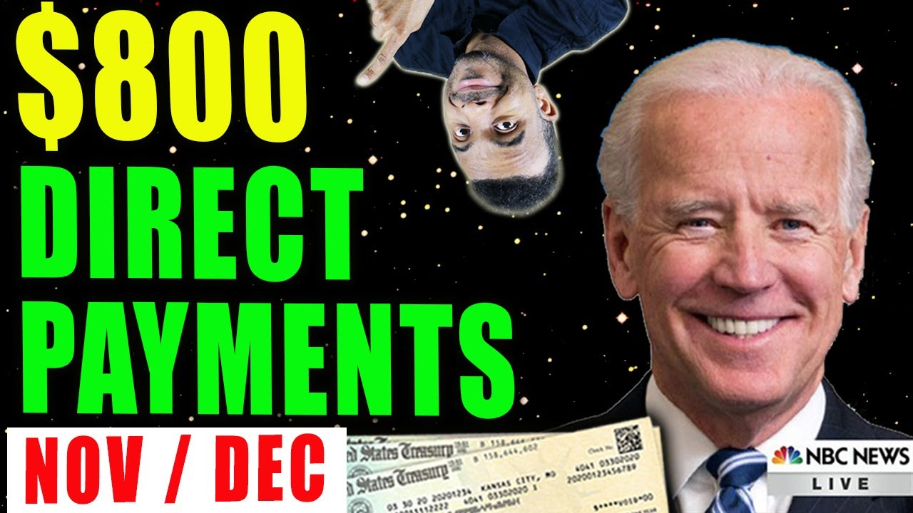 NEW $800 DIRECT PAYMENTS! Checks In The Mail, $500 Fourth Stimulus Package Update - YouTube