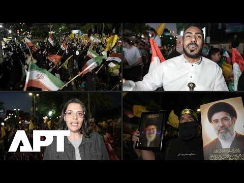Hezbollah Supporters Flood Beirut Streets With Anti-US, Anti-Israel Messages | APT
