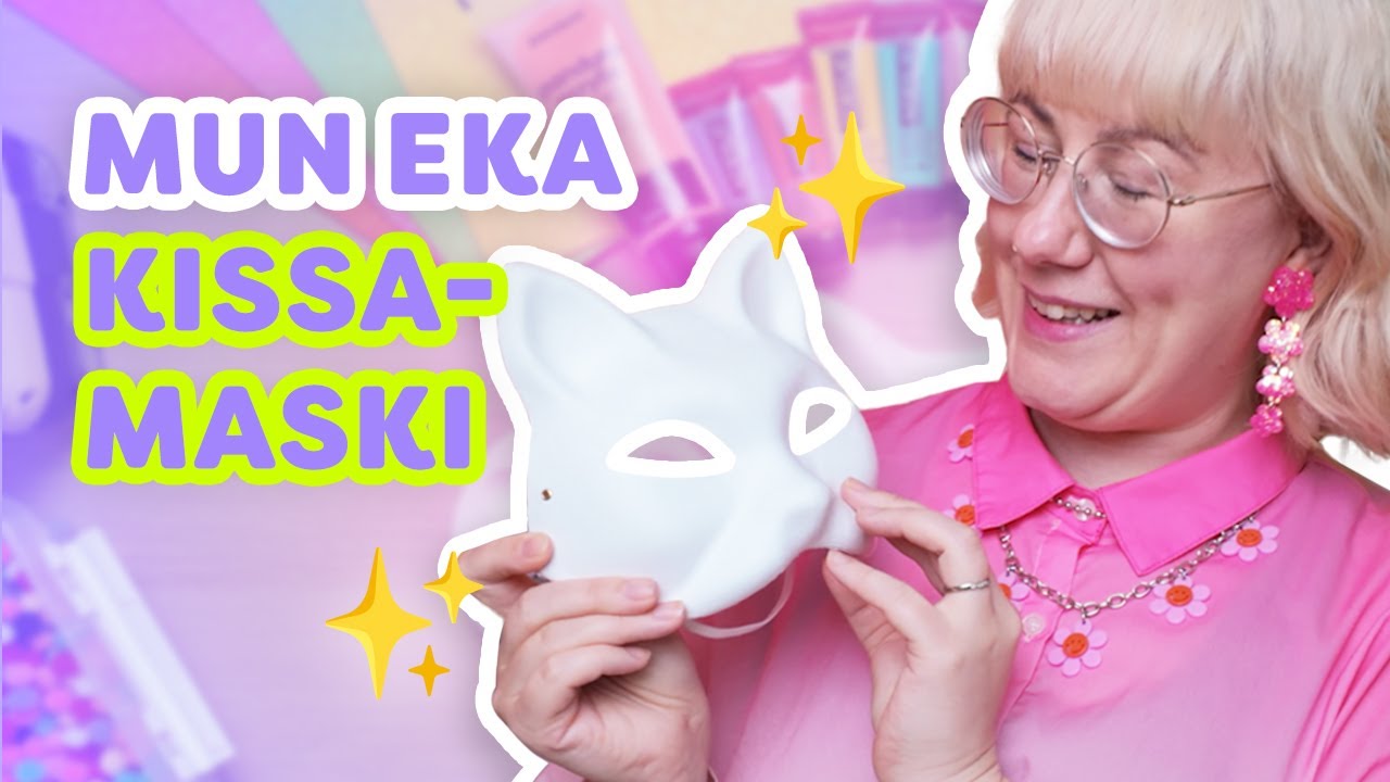 Koristelen mun EKAN KISSAMASKIN 😱😍 ♡ DIY Therian mask ♡ - YouTube