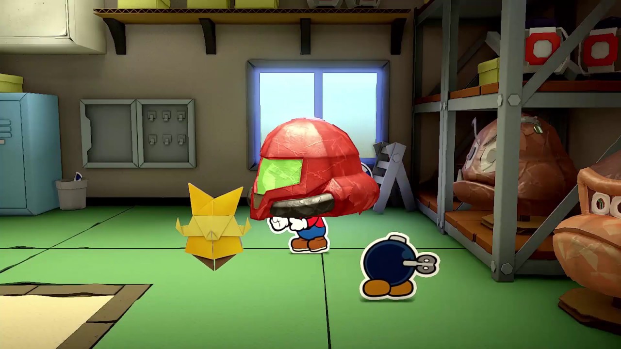 Paper Mario : The Origami King - Samus & DK - YouTube