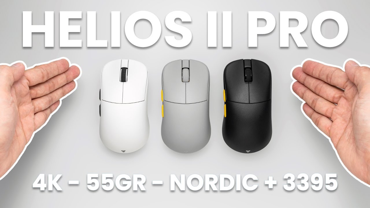 FANTECH HELIOS II PRO 4K GAMING MOUSE - UNBOXING ASMR, REVIEW, TEARDOWN ...