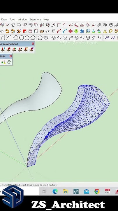 Structure on Open Frame II Smart Modeling With Sketchup Plugins #sketchup #3d #lumion # ...