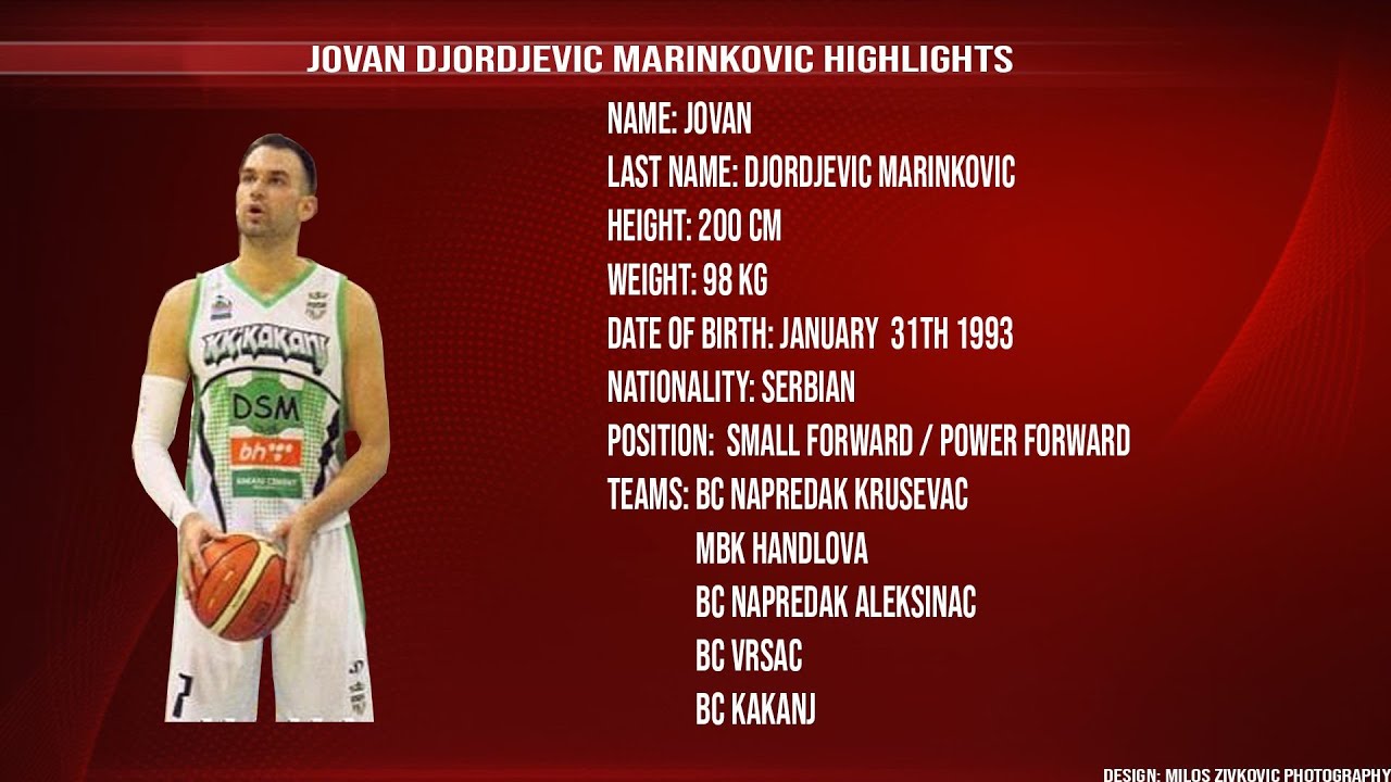 Jovan Djordjevic Marinkovic highlights season 2019-2020 - YouTube