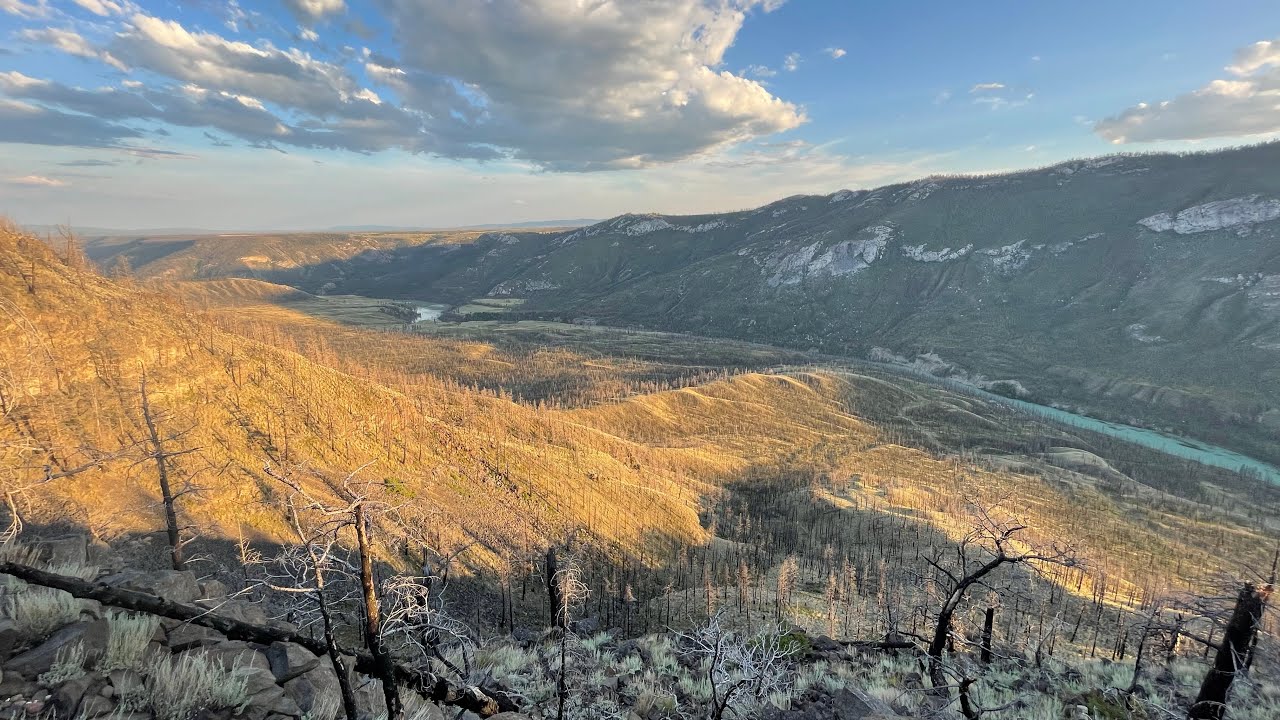Upstream of Chilcotin River landslide, Aug 2 2024 - YouTube