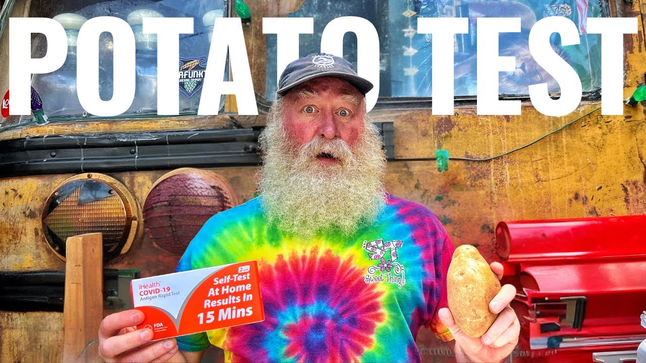 USING AT HOME COVID TEST ON POTATO - YouTube