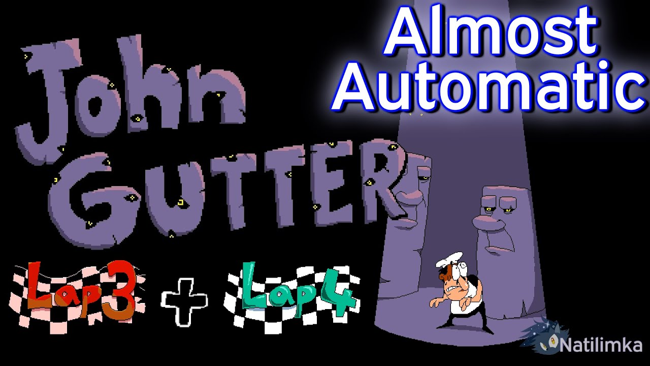 John Gutter Lap 4 IS EASY! 😎 Almost Automatic John Gutter [Pizza Tower ...