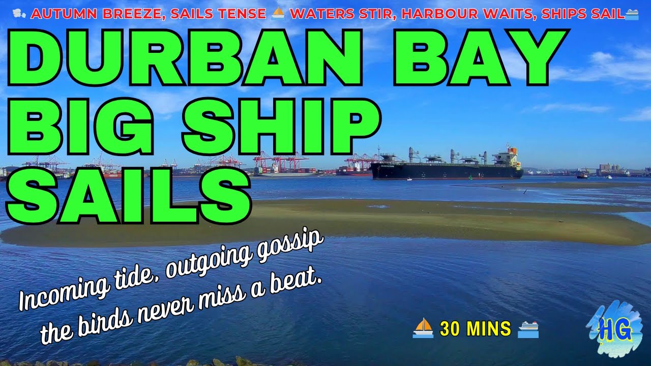 🌞 Windy Autumn Day at Durban Bay Boats, Fishing, Sailing & Incoming ...