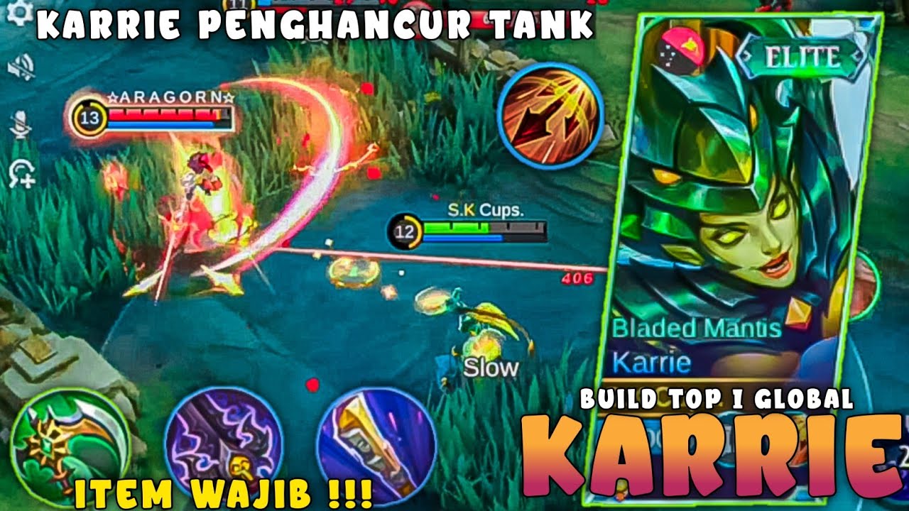 Gameplay Hero Karrie Terbaru 2023 !!! Build Karrie Tersakit 2023 ...