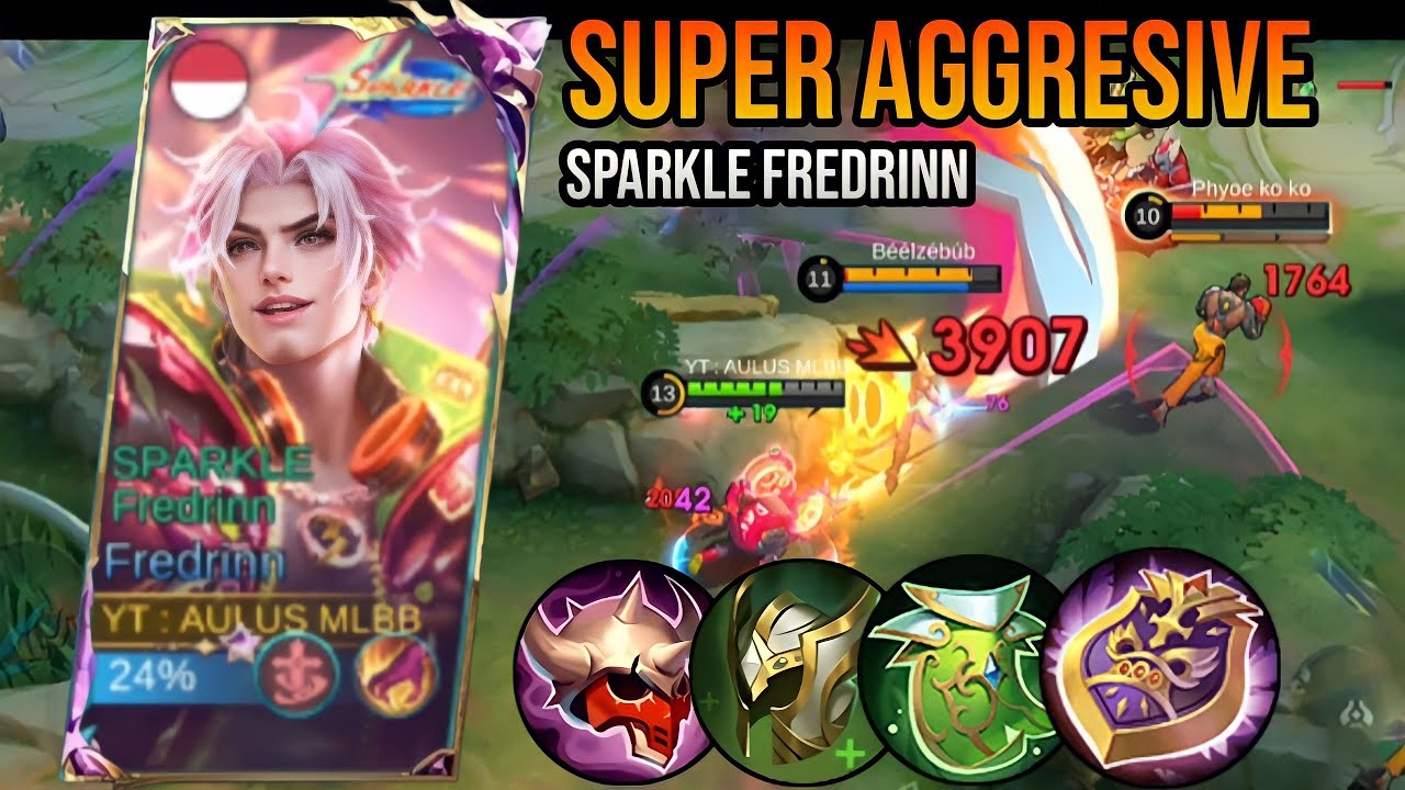 FREDRINN SPARKLE GAME PLAY - TUTORIAL FREDRINN HYPER CARRY - BEST BUILD ...