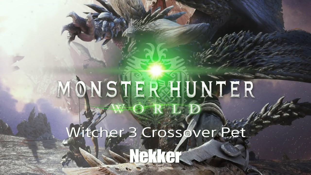 Monster Hunter: World | Witcher 3 Nekker Crossover Pet - YouTube