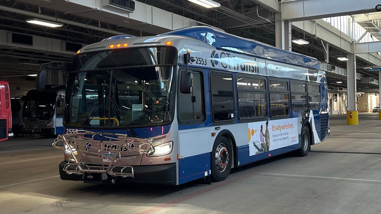 CTtransit NEW 2025 New Flyer Industries XDE35 #2553 Ride on route 417 ...