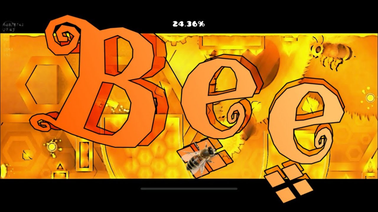 “Bee” By kDarko | Geometry Dash | Medium Demon - YouTube