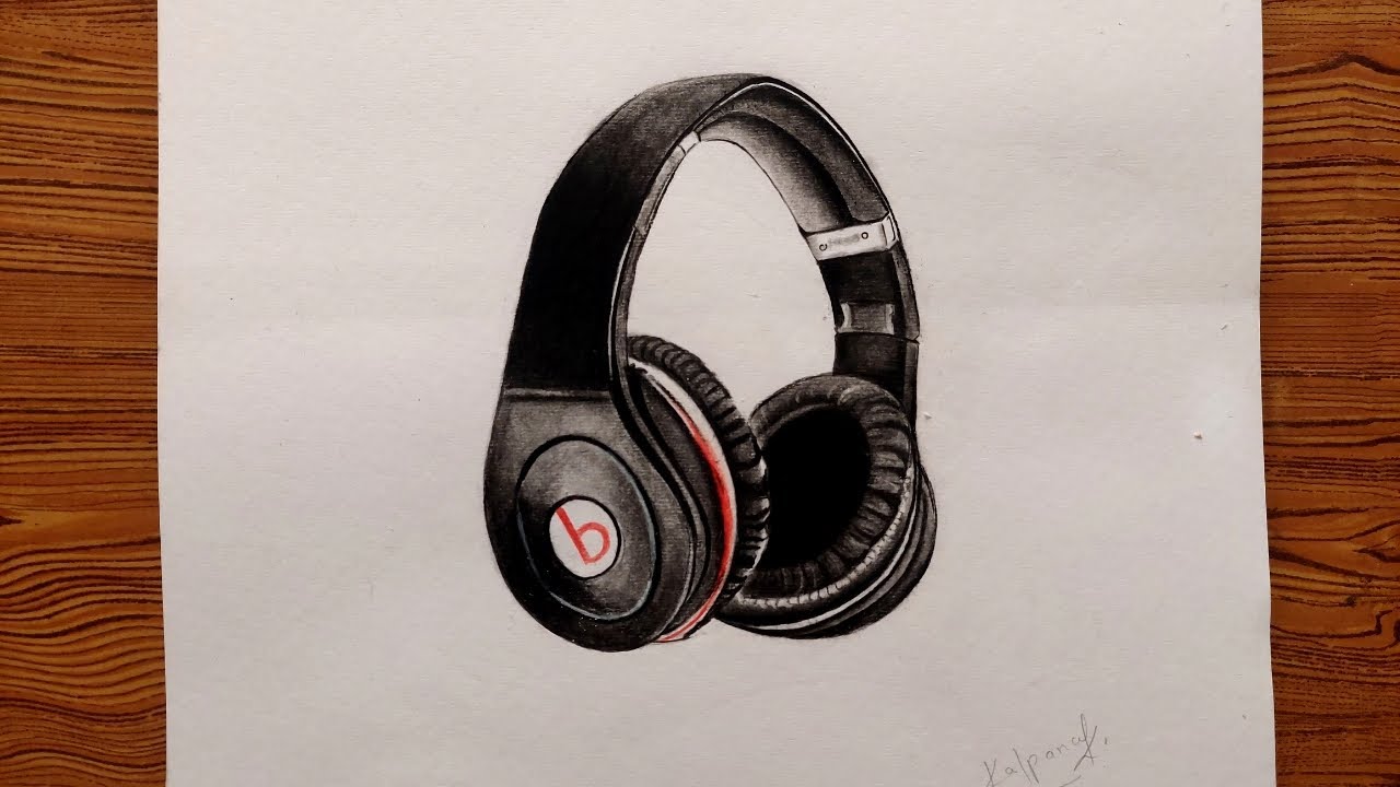 Beats Headphones Drawing