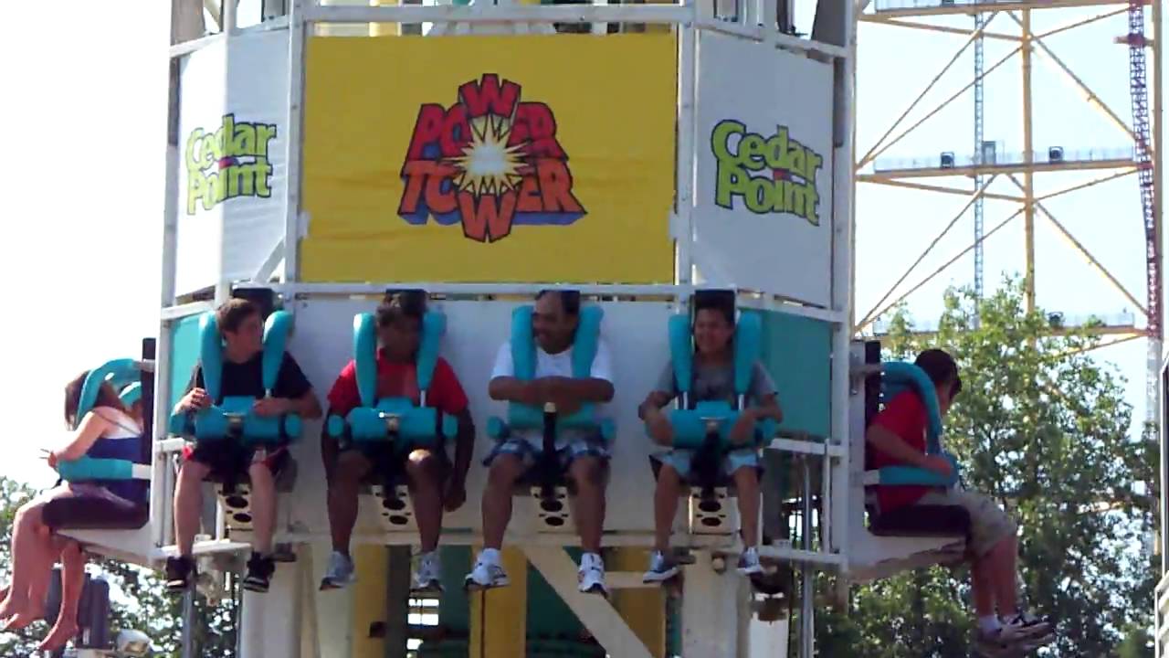 Power Tower at Cedar Point Sandusky, OH - YouTube